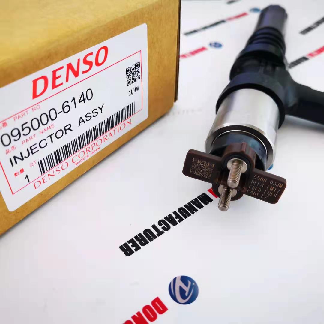 China Denso Common Rail Injector 095000-6140 for Komatsu SAA6D140 6261 ...