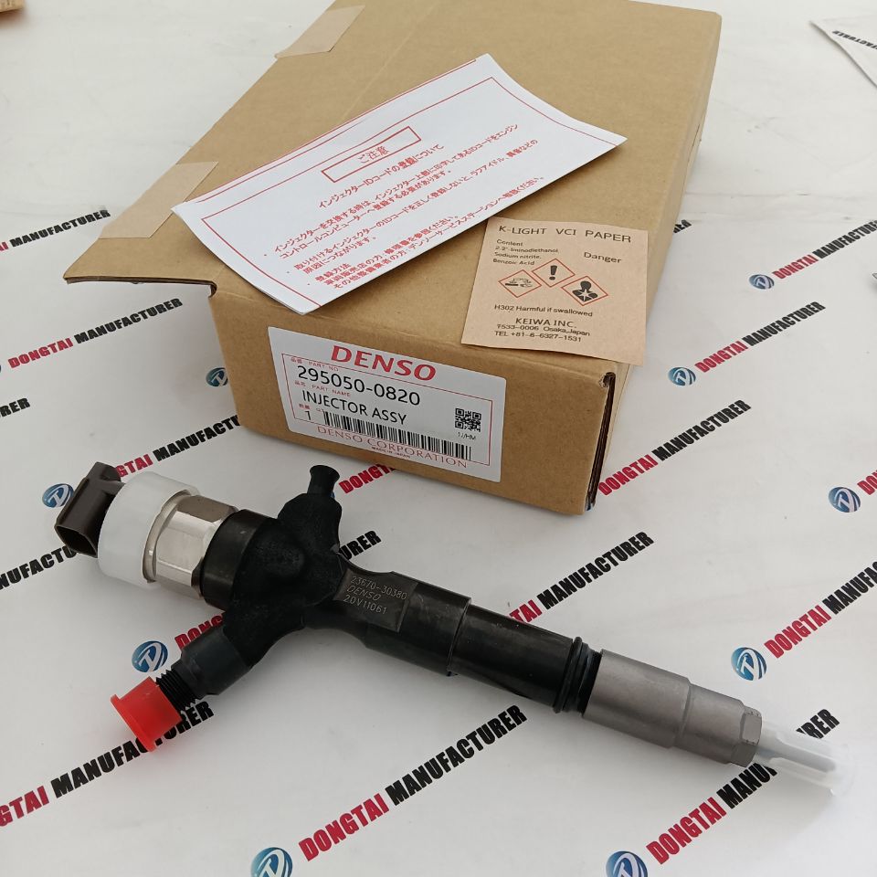 China Denso common rail Injector 295050-0820 23670-30380 For Toyota ...