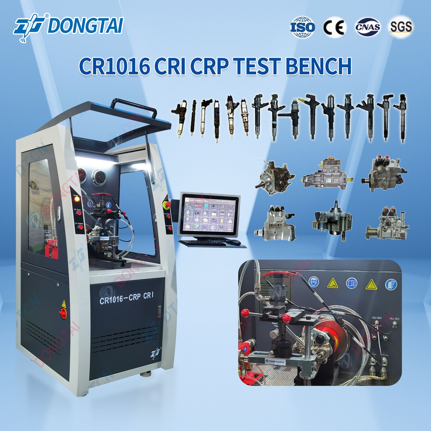 China CR1016 CRI CRP TEST BENCH Manufacturer and Supplier | Dongtai